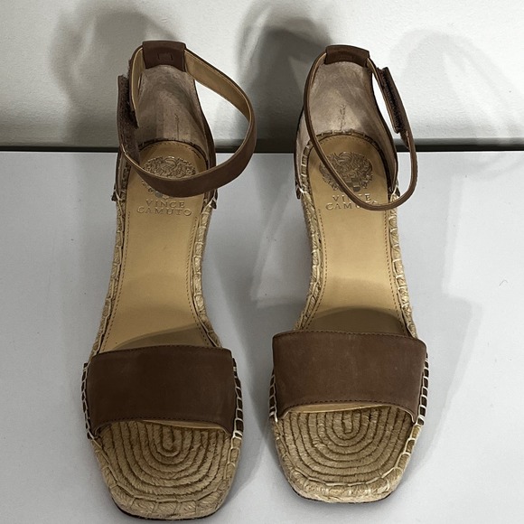 Vince Camuto | Shoes | Vince Camuto Jesla Leather Espadrille Wedge ...